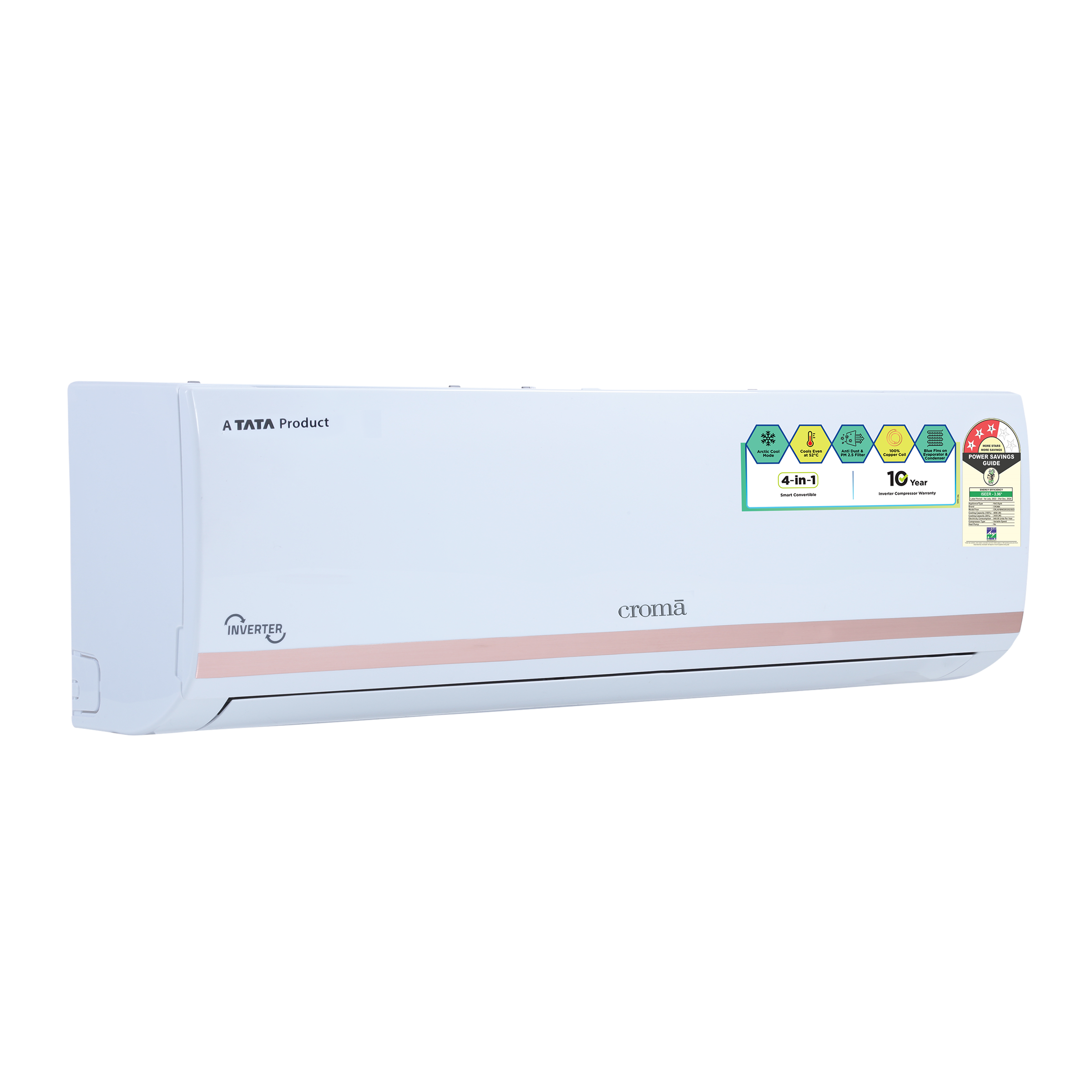 Buy Croma 4 In 1 Convertible 1 5 Ton 3 Star Inverter Split Ac With Dust